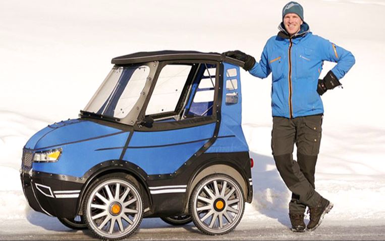 【创意】国外牛人造的“汽车”,不加油不用电也能开,什么原理?