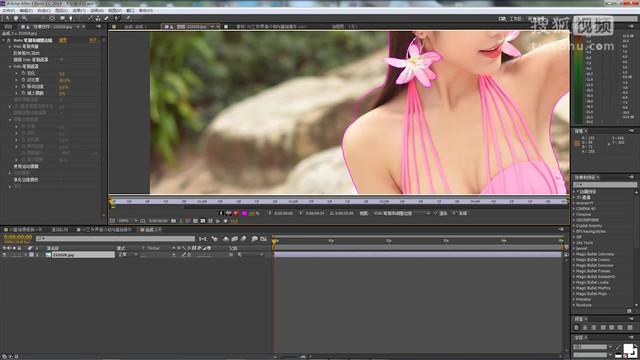 AE教程AE特效:教你如何学习AE内置的roto笔刷的运用