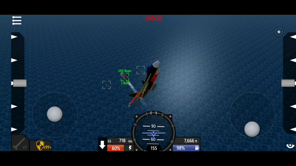 [简单飞机]纯机动躲导弹