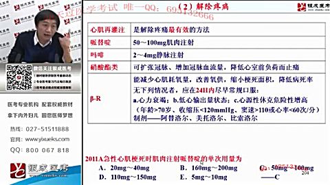 【内科学】冠状动脉粥样硬化性心脏病③