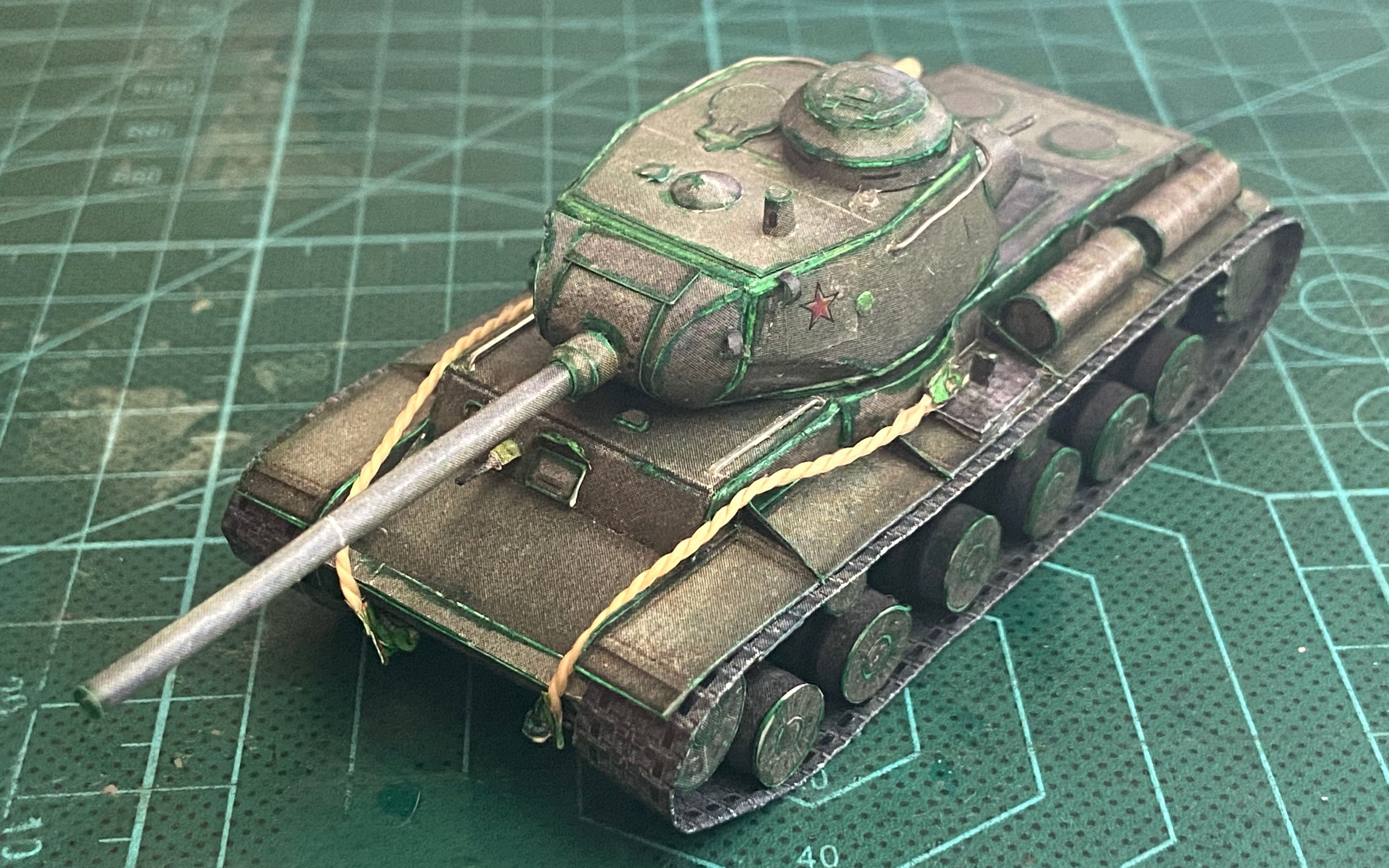 【纸模型】【1:72】[苏联]KV-85重型坦克