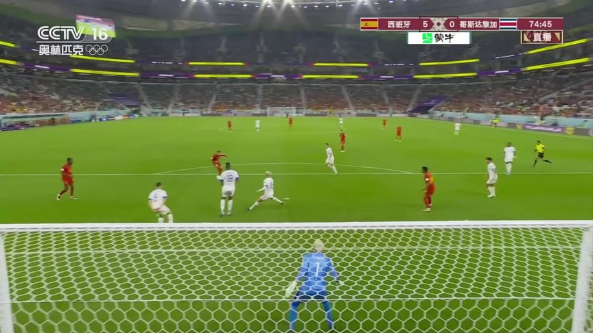 谁能给我解释一下这一球#卡塔尔世界杯 #精彩瞬间 #西班牙vs德国