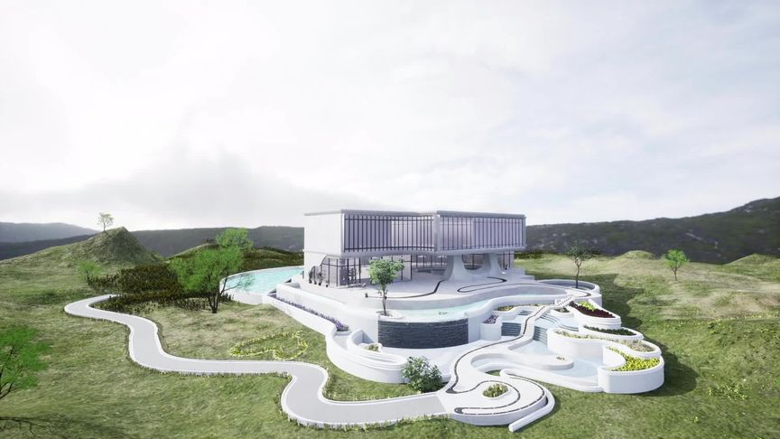 近月学习成果展示#ue4场景搭建 #3dmax建模