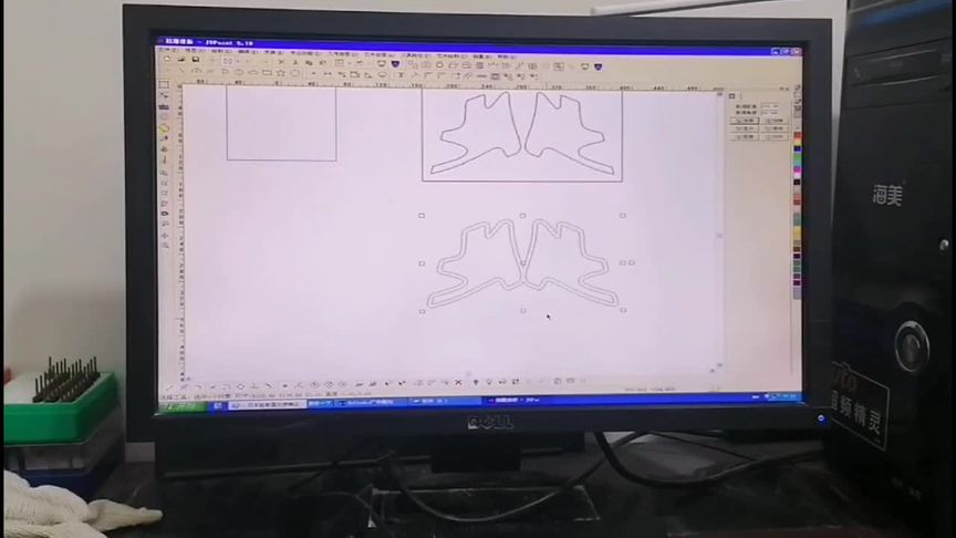 #花样机加工 #缝纫日常 #模板设计制作 #工厂实拍 #花样机模板