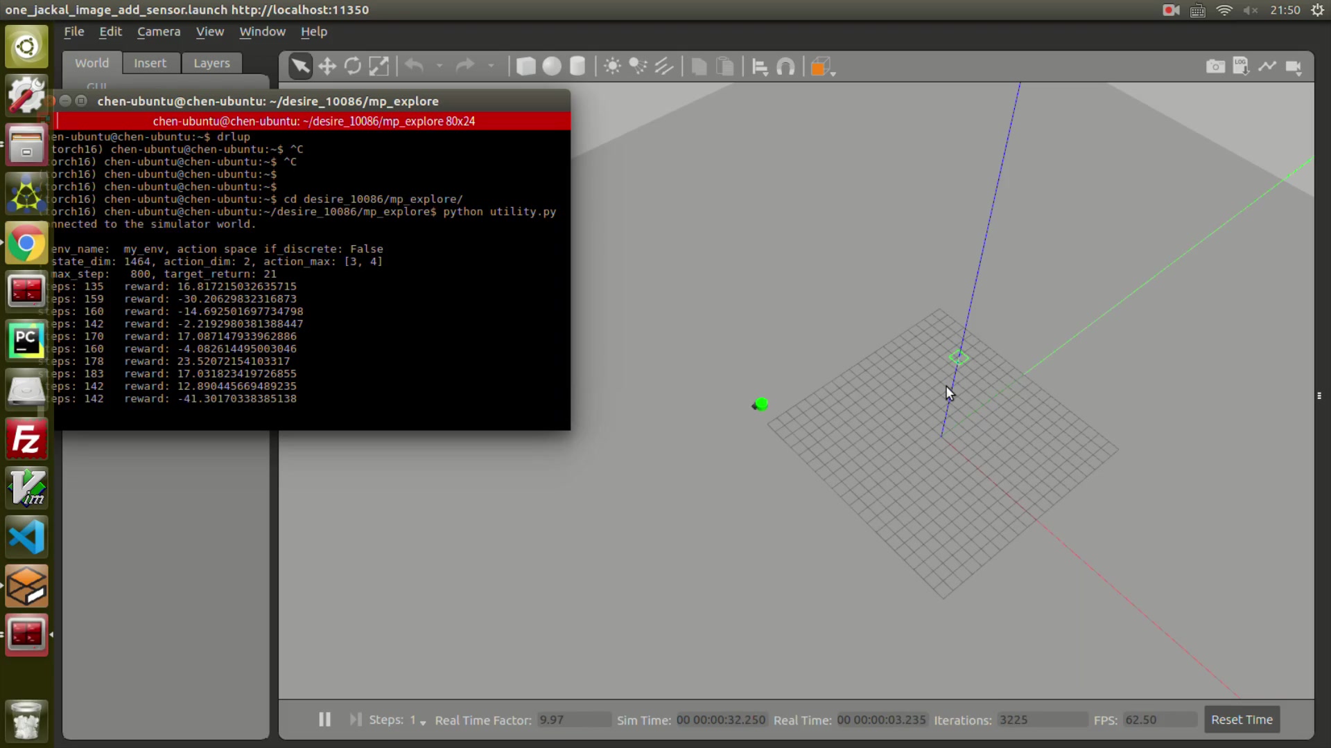 深度强化学习PPO感知规划控制一体小车
