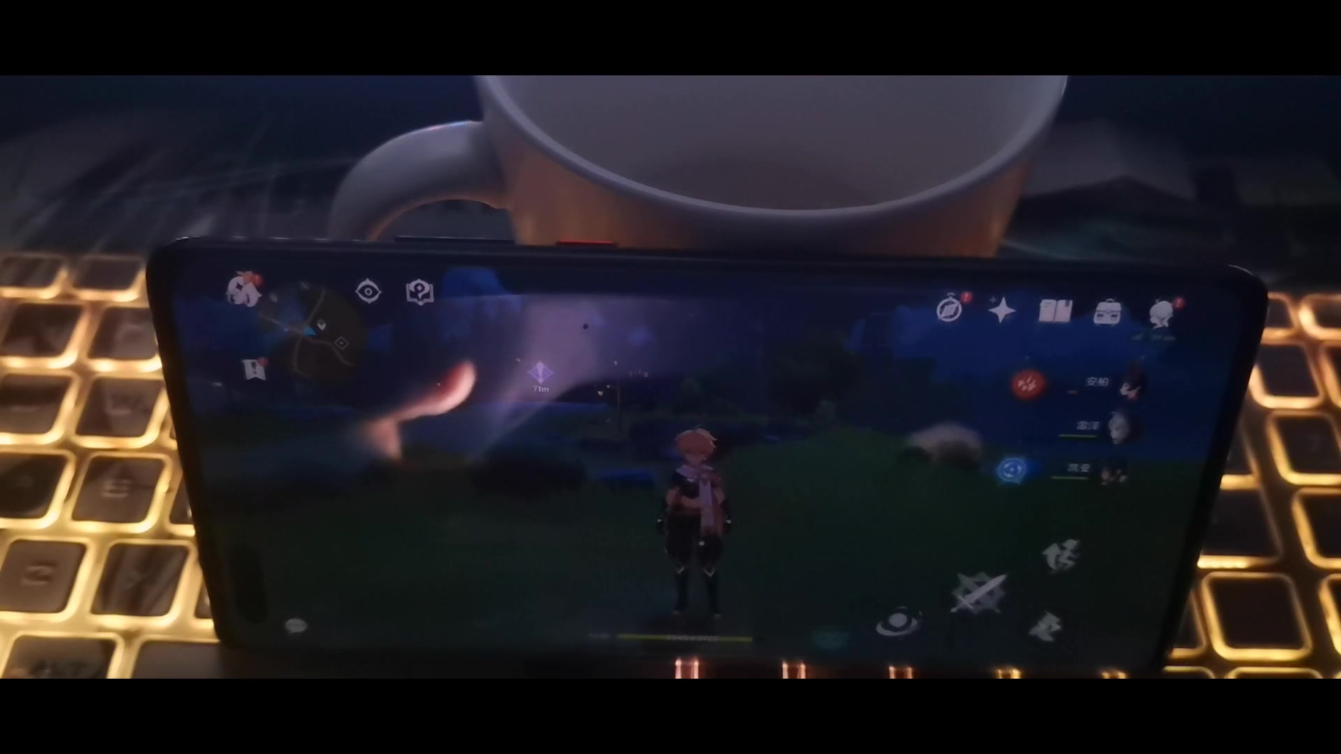 mate40pro+与小米11原神同场景测试