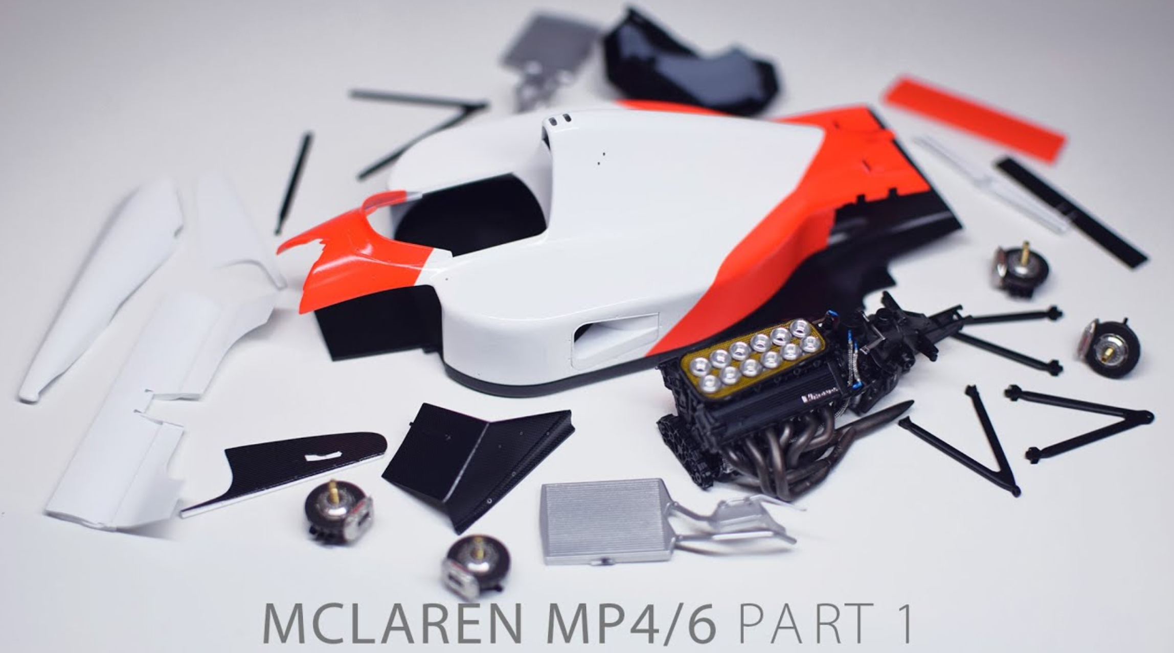 打造塞纳的迈凯伦富士米 1/20 F1 比例模型,教程分享1