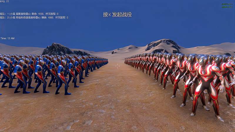 史诗战争模拟器:终极形态捷德奥特曼VS高斯奥特曼