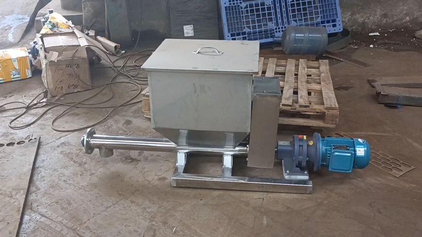 粉末碱粉螺旋给料机不锈钢材质76mm管径5-10公斤加料机