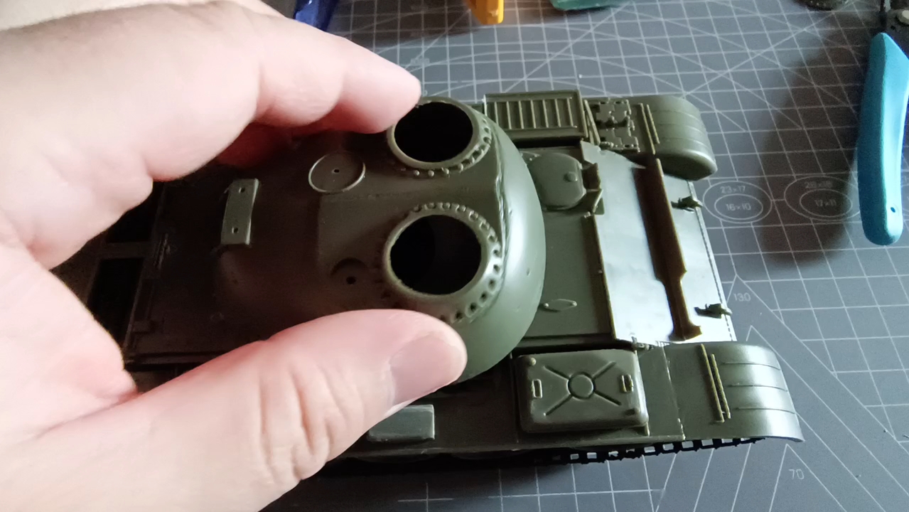 今天说一下这个59坦克模型的炮塔旋转问题