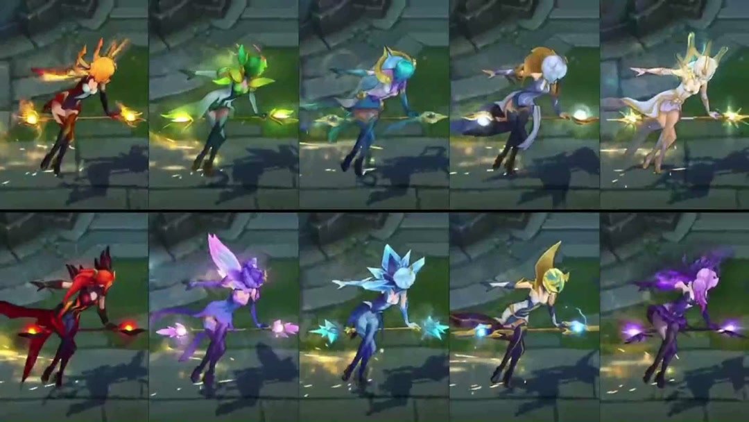 英雄联盟全T1皮肤对比