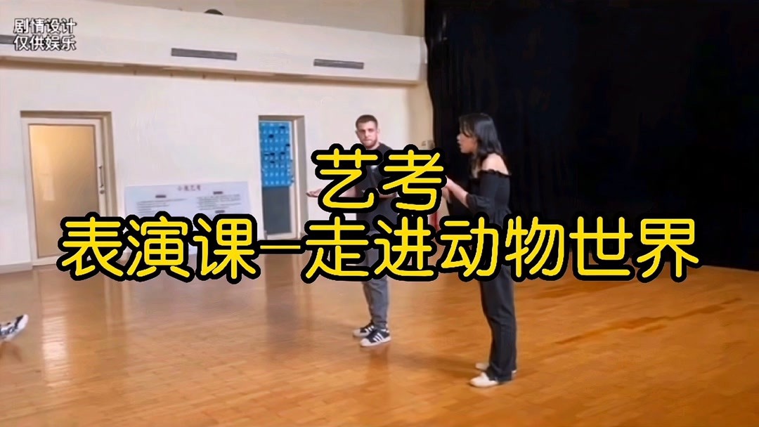 传媒艺考|即兴表演—走进动物世界