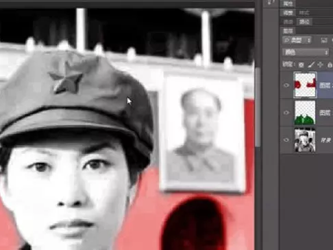 PS教程PS照片后期处理综合挑战案例:破损老照片修复和上色...