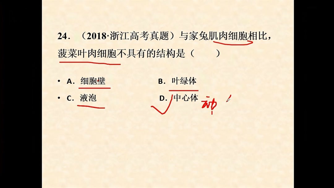 高中生物一轮复习必修一3.1和3.2高考题