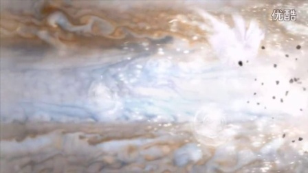 太空中当行星碰撞在一起