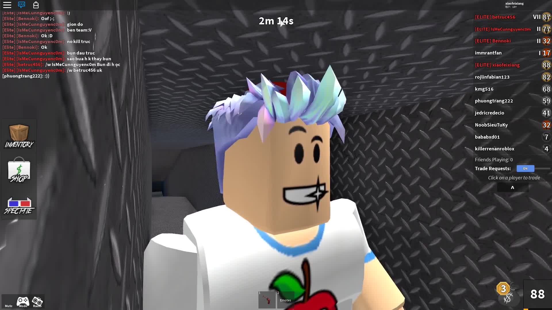 Roblox杀手模拟器 我居然把凶手吓跑了?小飞象解说