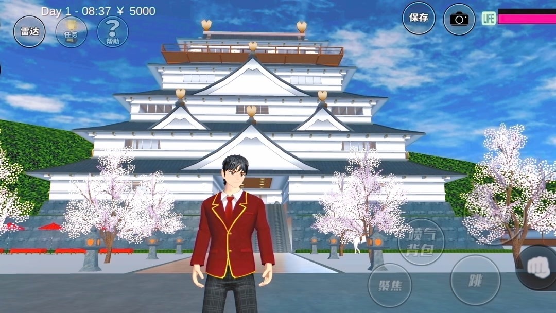 [琅琅]樱花校园模拟器 神秘的城堡主人在哪里?