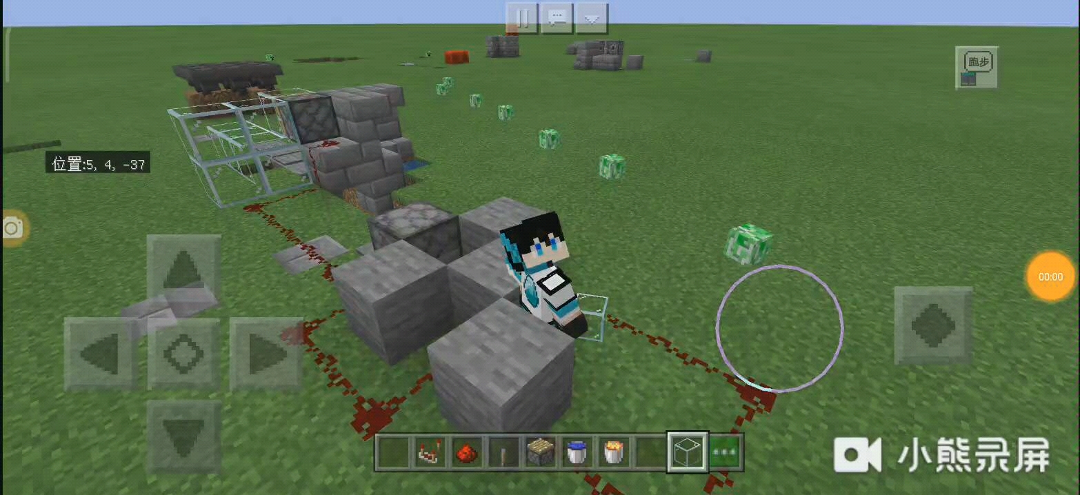 我的世界制作半自动刷石机成功观看中可能会有BUG