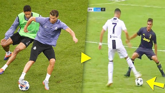 这得有多难!C罗7记在赛场上重现训练时踢出的绝妙射门