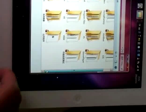 iPad运行Windows7界面 触摸操作