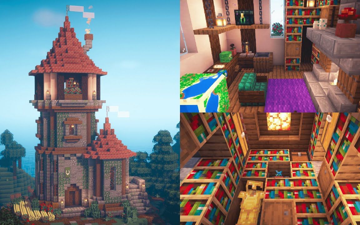 【建筑教程】带你建造一个女巫塔 -Part.2