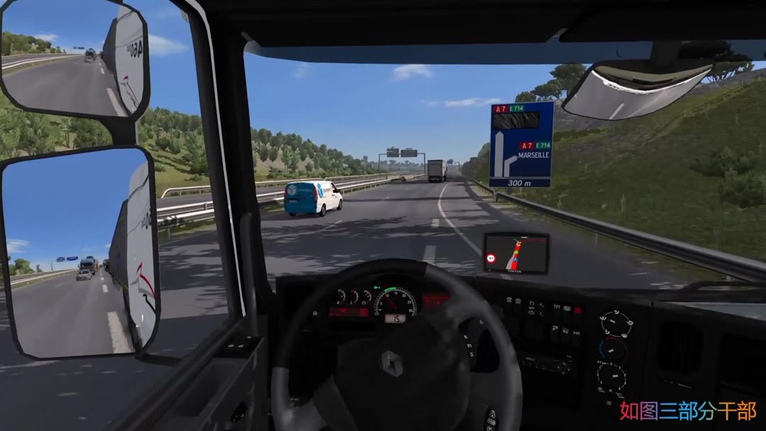 『干部来袭』欧洲卡车模拟2 #112:火车模拟同款城市 尼斯→马赛