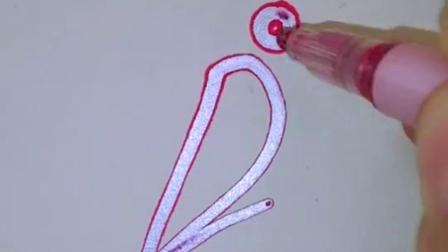 数字0~8画鸟#简笔画简笔画教程