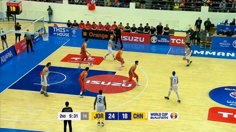 2019男篮世界杯亚洲区预选赛集锦:约旦VS中国