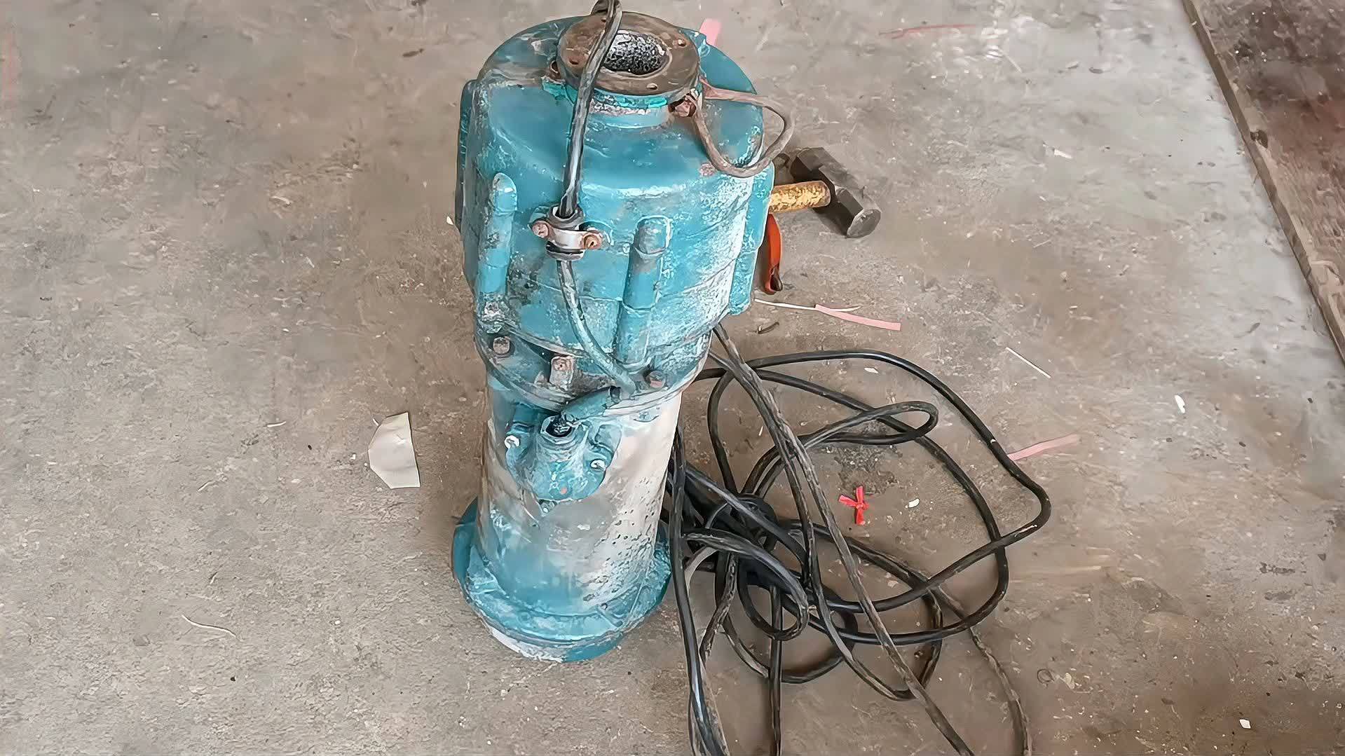 拆多级泵维修,拆水泵比...