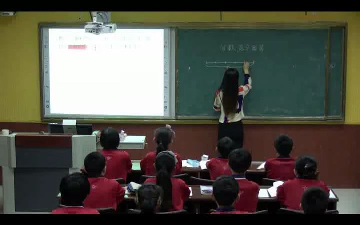 【有完整视频】冀教版小学数学五年级下册《分数乘法问题》优质课...