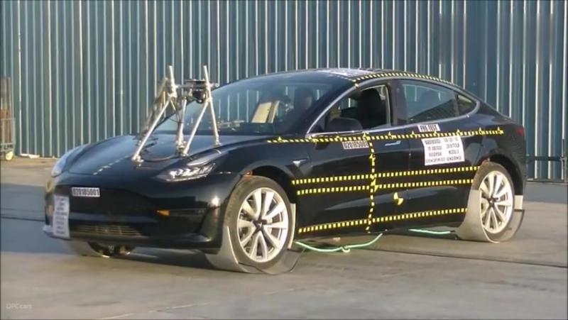 特斯拉Model3碰撞测试合集。