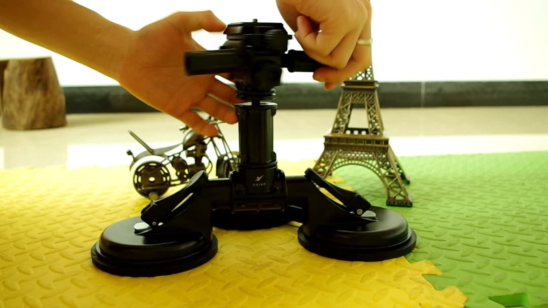 阳光原创二维云台 滑轨双向阻尼三维脚架云台