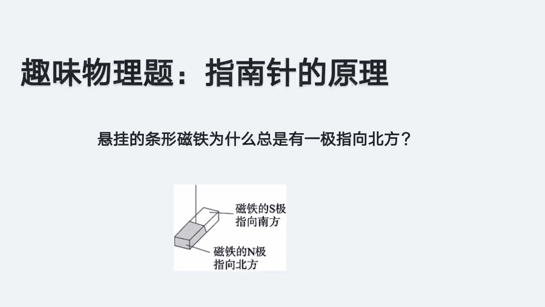 趣味物理:指南针的原理,很多学生没思路