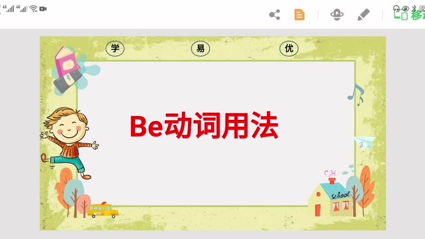 #学英语 Be动词用法