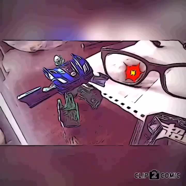 【定格动画】变形车模道具实用(自制)