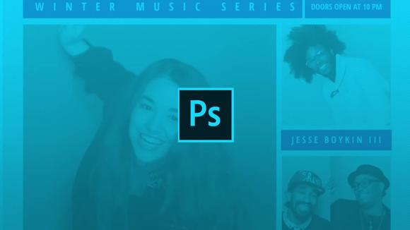 如何在PS中制作海报#photoshop