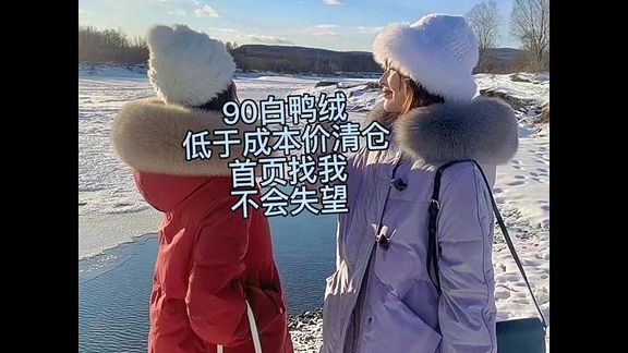 品质90绒羽绒服低于成本价清仓,关注我首页找我,不会失望