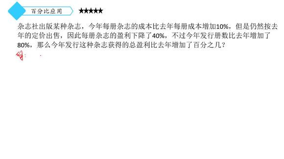 通过设未知数(字母)求解复杂的盈亏问题(第二种解法)