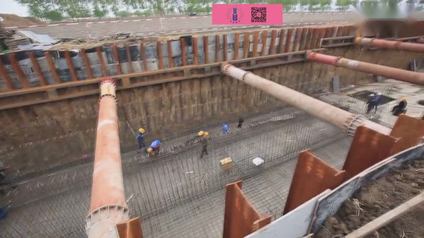 城市生命线,哈尔滨城市地下综合管廊施工及预制动画
