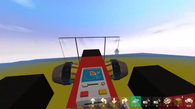 迷你世界 可变形战斗机 模拟操控真实战斗机 无敌了