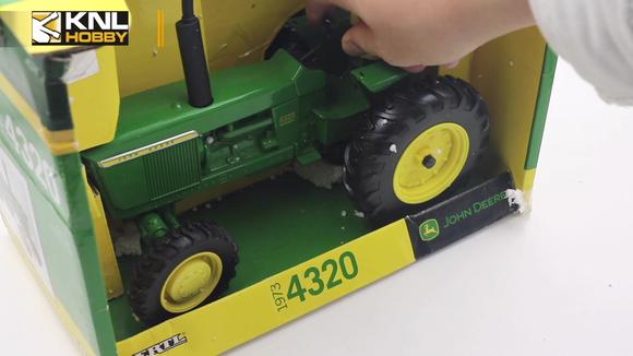 John Deere 4320约翰迪尔拖拉机农用车模型绝版老货安徒ERTL 1/16