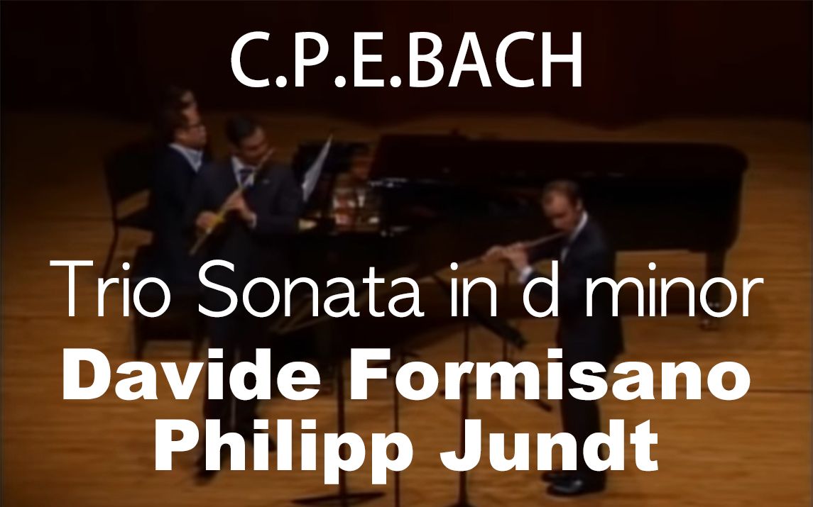 C.P.E.Bach_Trio Sonata in d (Davide Formisano & Philipp Jundt)