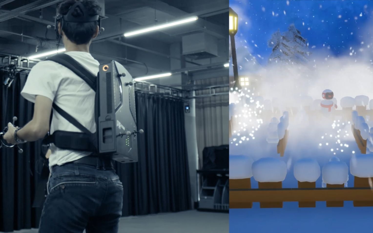 前沿科技馆,怎么能少得了大空间多人交互VR装置?