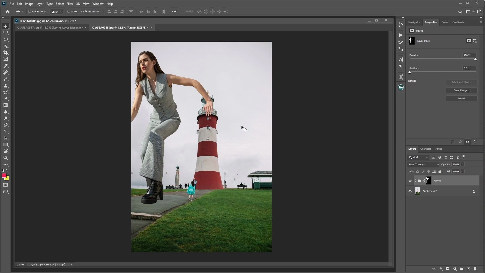 PS真实人物与背景完美特效合成实例训练视频教程 RRCG