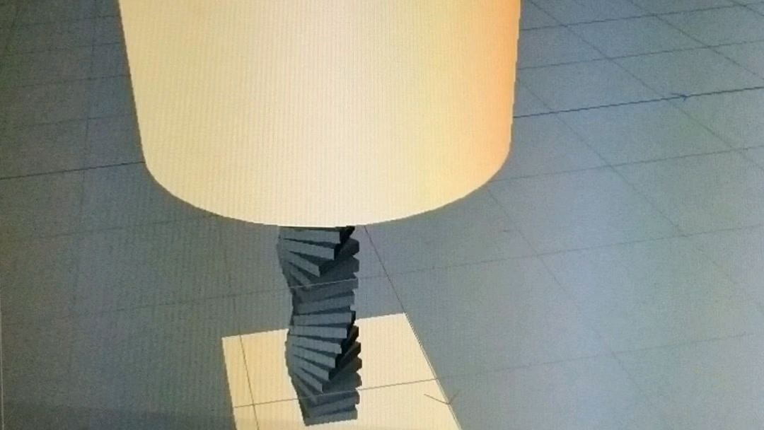 我的第18个C4D动画(参数建模一一利用管道创建台灯)《灯光》