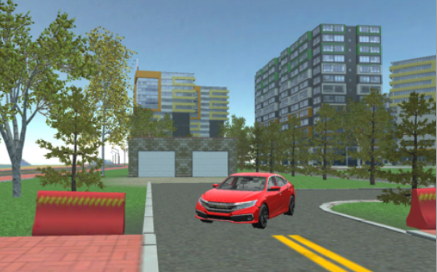 Car Simulator2(汽车模拟器)驾驶法拉域攒钱买车的第一天