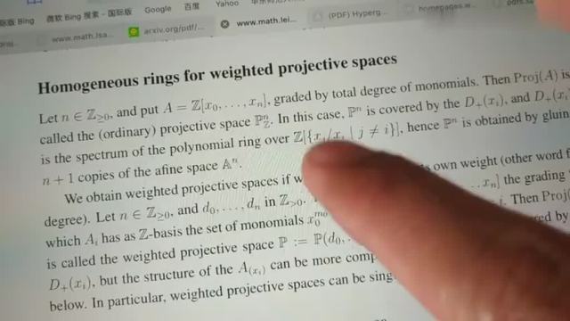 加权射影空间的最基本的知识,开集和局部化,等价,分次,代数几何交换代数