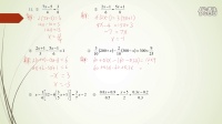 11一元一次方程解方程计算题练习