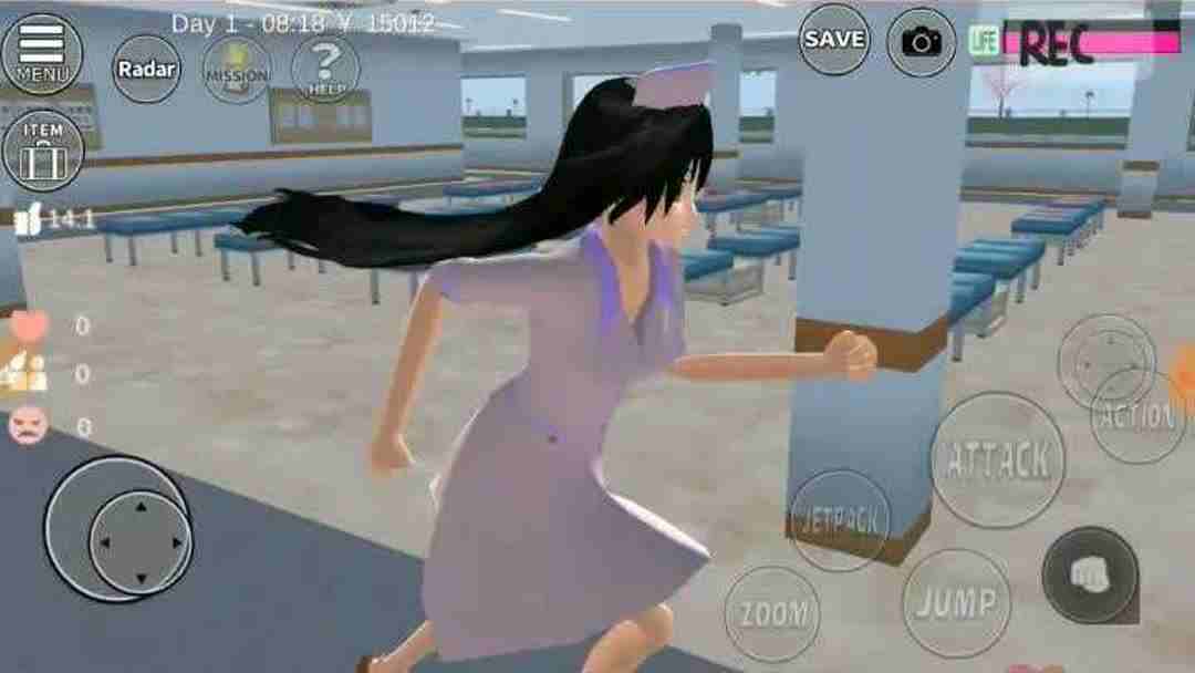 樱花校园模拟器:参观医院,小护士来啦