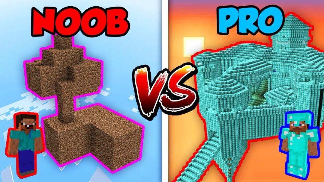 我的世界动画:壮大的空中堡垒!